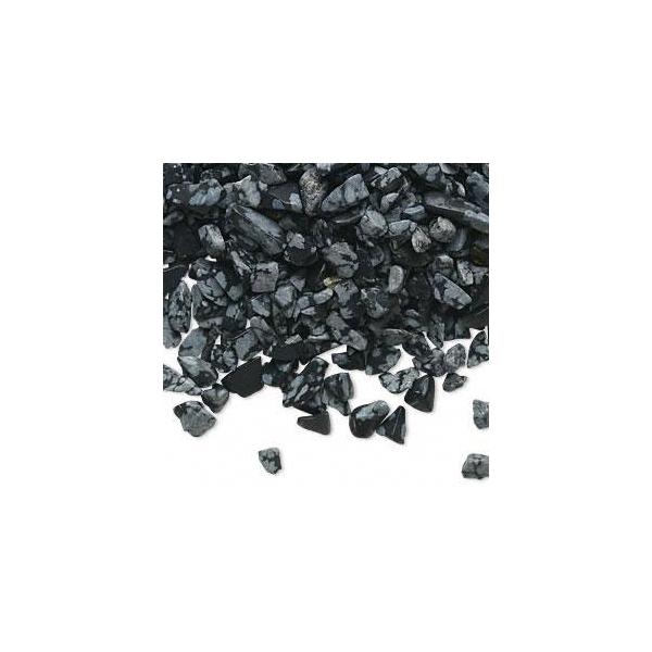 Snowflake obsidian (natural) (50gram)mini to small  chip