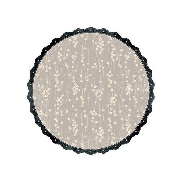 Paper Reverie Noir Shimmer Die-Cut Edge Paper300x300mm 12X12インチ