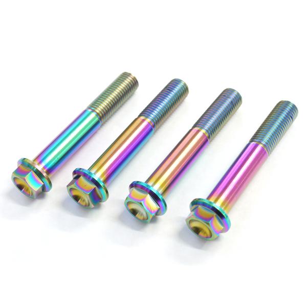 ○車種別のキャリパーマウントボルトです！○フロント側のセットとなります！○チタン製ですのでサビに強く軽量です○カラーはレインボー（焼き色）です○サイズは純正同等です