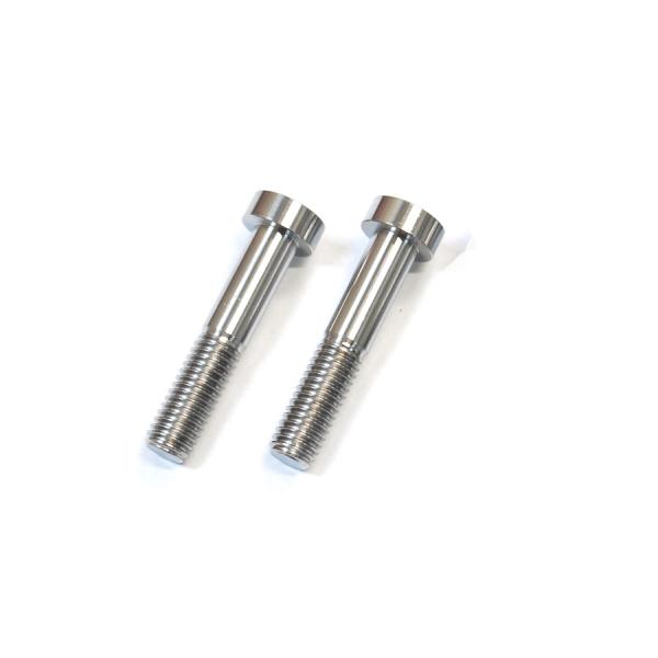 ○ブレンボキャリパー用のキャリパーブリッジボルトです！○40mmの2本セットとなります！○チタン製ですのでサビに強く軽量です○カラーはナチュラルです○サイズは詳細にてご確認ください