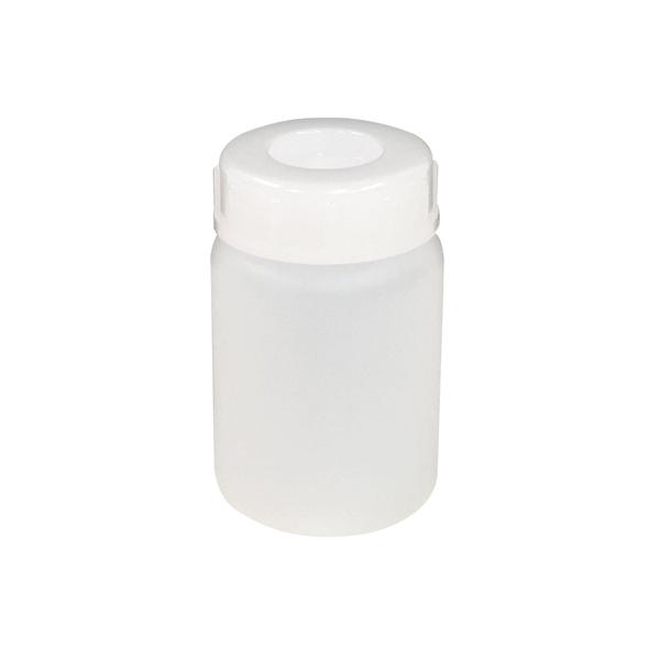 【特長】●中栓仕様のロングセラースタンダードボトルです。●理化学、工学、医療と用途に合わせて幅広くお使いいただけます。【仕様】●本体材質：高密度ポリエチレン（HDPE）●キャップ材質：高密度ポリエチレン（HDPE）●中栓：低密度ポリエチレン...