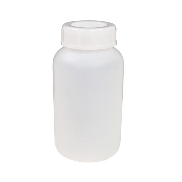 【特長】●中栓仕様のロングセラースタンダードボトルです。●理化学、工学、医療と用途に合わせて幅広くお使いいただけます。【仕様】●本体材質：高密度ポリエチレン（HDPE）●キャップ材質：高密度ポリエチレン（HDPE）●中栓：低密度ポリエチレン...
