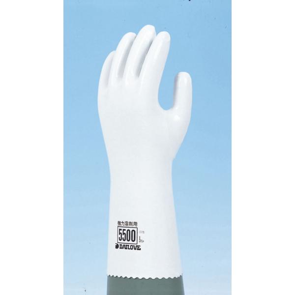 【仕様】●サイズ゛：LL●長さ(mm）：330●裏地：綿100％のメリヤス●厚み(mm)：裏地含　1.0●カラー：白●材質：ポリウレタン製【用途】●機械作業、鉄鋼業、理化学、部品洗浄、塗装作業、印刷業、薬品製造業など様々な油・溶剤を使用する作業に