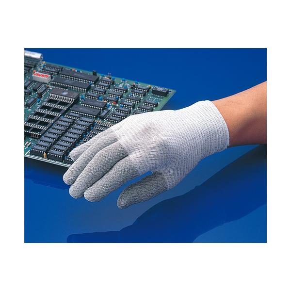 【特長】●静電気対策用手袋●導電糸は硫化銅複合繊維を使用しており、優れた導電性により摩擦・接触帯電を防止します。●より導電性を求められる指先部分には導電糸のみで編んでいます。●長繊維を採用しているため、手袋からの発塵を抑えます。●左右兼用で...