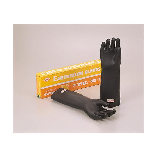 【特長】・導電性ゴム手袋・静電気災害防止用手袋【仕様】全長(mm）：400引張り強さ：180ｋｇ／cm＾2以上伸び650％以上電気抵抗：5×10^6Ω以下