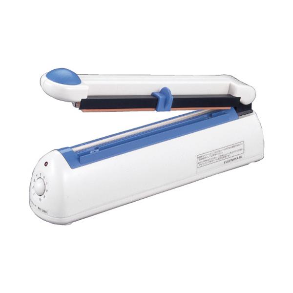 【仕様】品番：PC-200シール幅(mm)：2/溶断シール長(mm)：200質量(kg)：2.2機械寸法(mm)：72×310×117【特長】・最も手軽な卓上型シーラー・卓上式のコンパクトなシーラーで、レバーを軽く押さえるだけで丈夫なシール...