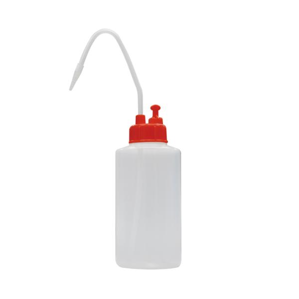 【特長】●ノズル先端の機能性を向上し、さらに使い易くなりました。●ノズルはカットして、口径を調整できます。●ノズルチップは取り外して交換できます。●カラフルな洗浄瓶。12色よりお選びいただけます。●使用液別、テーマ別、個人別など用途に合わせ...