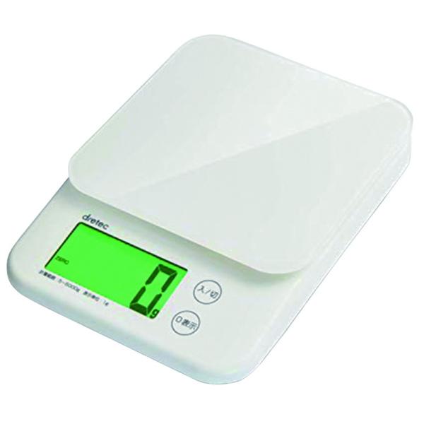 ・大画面で数字が見やすい。（60×30mm）・バックライト画面なので暗いところでもよく見える。・計量皿（ガラス）をはずしてそのまま水洗いできます。（本体は水洗いできません）　幅×奥行×高さmm：180×130×H31 最小表示：1g    ...