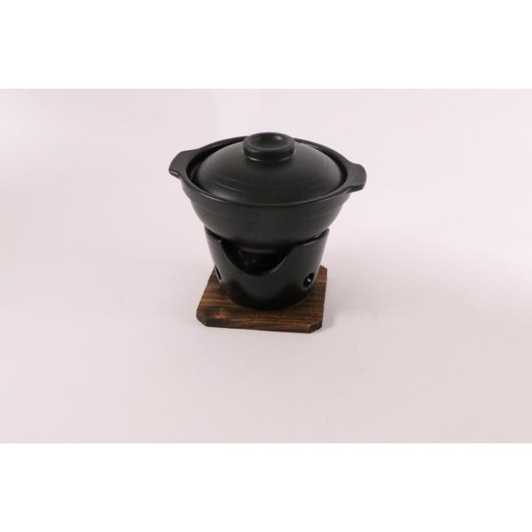 　鍋：幅×奥行×高さmm：205×185×H110      　規格：HB-5220　材質：　鍋：陶器生産地：中国