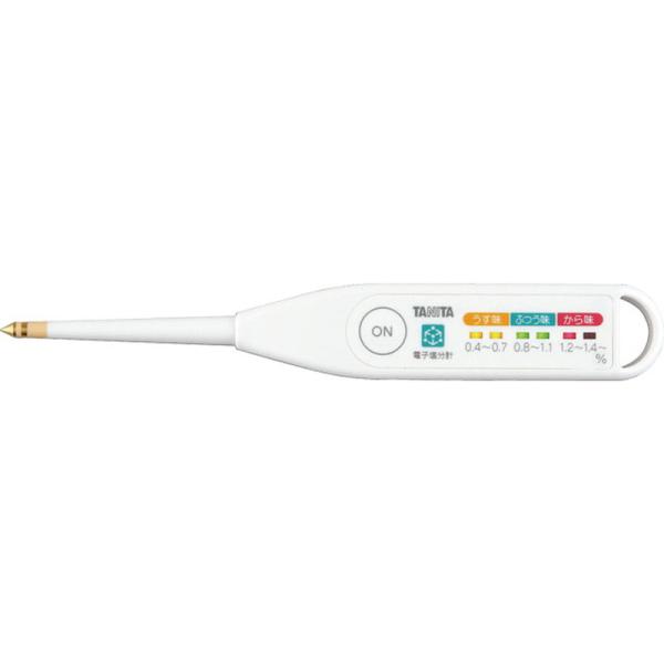 ※粘性の高い液体や、固形物の測定はできません。 ・みそ汁やスープなどの液体の塩分濃度をチェックできる塩分計です。・塩分摂取量に気をつけたい方、減塩をサポートしている方におすすめします。・0.4%?1.4%の範囲でうす味、ふつう味、から味を3...