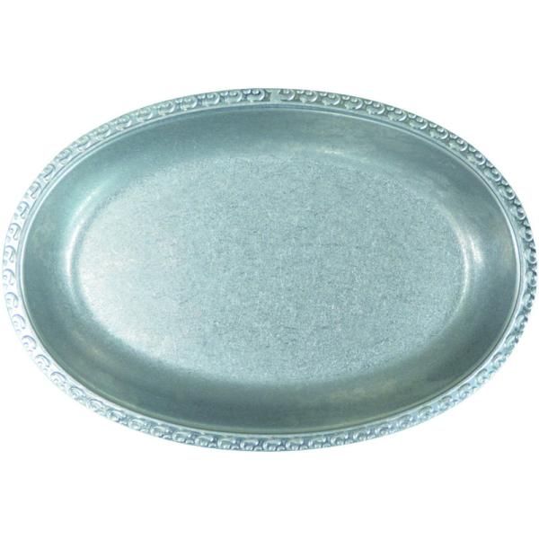 ステンレス表面を特殊加工により、あえて使い古しの風合いを出しました。表面に凹凸及び傷がありますが、風合いの一部です。 豪華な晩餐の始まり King 　外寸縦×横×高さmm：205×138×H25      　規格：K-8DB8吋　材質：　1...