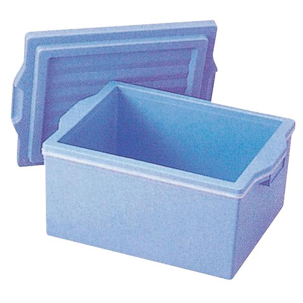 ●耐熱温度 80℃ 　縦×横×高さ　容量mm：483×373×H2183升入      　規格：SP-15D蓋付　材質：　ポリプロピレン・断熱材生産地：日本