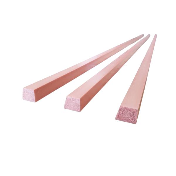 【仕様】●発砲素材目地棒●再生材料の使用100％！再生プラスチック●認定番号：06131018号●15mm×9mm×12mm×L2000mm●両面テーパー●1箱100本入