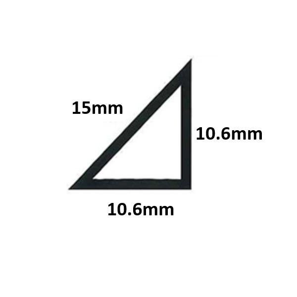【特長】●自由に釘打ちができます。●低温に強いから寒冷地でもOK。●水を吸いません。●はがした時、剥離面がきれい。●割れる心配ご無用。【仕様】●材質：PP（ポリプロピレン樹脂）●中空直角面木●面長：15mm×10.6mm×10.6mm●長：...