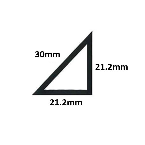 【特長】●自由に釘打ちができます。●低温に強いから寒冷地でもOK。●水を吸いません。●はがした時、剥離面がきれい。●割れる心配ご無用。【仕様】●材質：PP（ポリプロピレン樹脂）●中空直角面木●面長：30mm×21.2mm×21.2mm●長：...