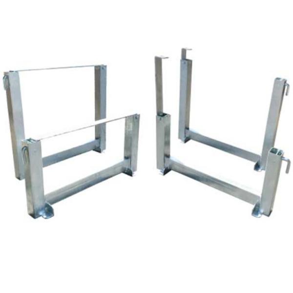 ●特徴単管パイプの整理・保管・運搬で使用単管保管時の必需品安心のロックレバー付きΦ48.6のパイプ保管用丈夫なアングルでしっかり設計鉄(ドブメッキ)でサビに強い５段積み可能（バタ角必須）/荷崩れの恐れがありますので、「玉掛け」はしないでくだ...