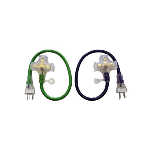 【仕様】●電線仕様:VCT1.25mm2●定格:125V15A1500W ●コード長:約40cm【使用上の注意】●中途半端にプラグを差し込んだまま使用しないでください。感電や発火の原因になります。●プラグを抜くときは、コードを引っ張って抜か...