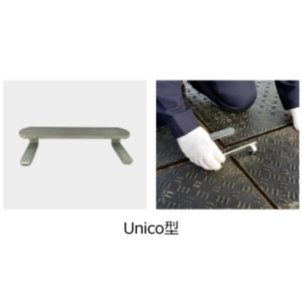 作業中のズレ解消におすすめです。敷板同士をつまみに引っ掛けて固定する金具です。WPT(ウッドプラスチックテクノロジー)差込式固定金具 Unico型2本(2個)