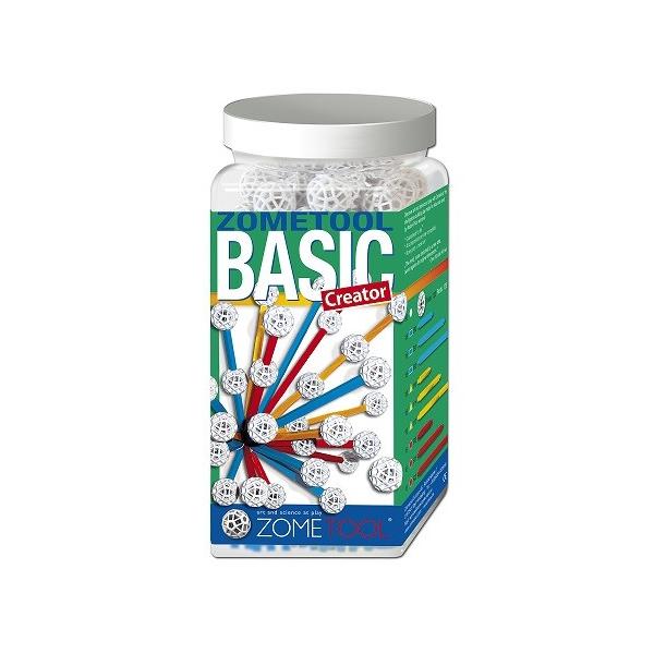 ベーシックキットはゾムツールの入門に最適なキットです。英語版『Manual2.3』も付属していて、図を見ながらゾムツールを楽しむことができます。ゾムツールはアメリカ生まれの構成遊び道具。2011年ノーベル化学賞を受賞したダニエル・シェヒトマ...
