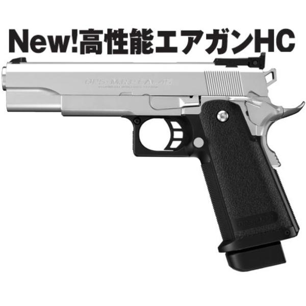 サイズ：たて15×よこ22×幅2.8センチ重さ：860g材質：ABS、ステンレス装弾数：31発付属品：取扱い説明書、BB弾（80発）、ガスボンベ最大飛距離：約80m可変ホップアップ機能