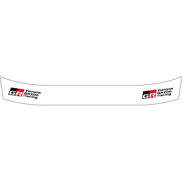 トヨタ ガズーレーシング ヘルメット バイザー カスタム ステッカー 車用 モータースポーツアライ ARAI HELMET RACING STICKER 四輪用 カート 走行会