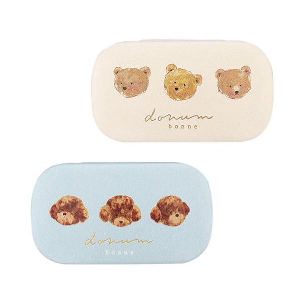 【発売日：2021年06月01日】イヤフォンや薬などの細かいものが入る小物ケース。水彩タッチのプードルが愛らしいデザインです★donum：贈り物【羅（ラテン）】、bonne：良い【仏】＜ 素材 ＞素材：ポリウレタン内側の素材：ポリスチレン※...