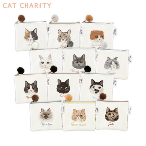 【発売日：2026年01月01日】チャリティ企画第7弾です。恒例となった猫の日である2月22日に合わせ、愛らしい猫の顔の刺繍を施しました。シッポのようなポンポンチャームもポイントです。本商品の売上の一部は動物福祉活動へ寄付されます。i am...