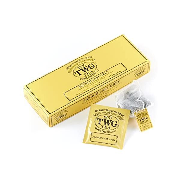 ・ 2.5グラム (x 15) PACKTB3005・・FlavorName:French Earl Grey・クラシックティー: 香り豊かなブレンドティーの定番です。TWG Teaの紅茶に柑橘類の果実の香りをブレンドし、美しいサファイア色...