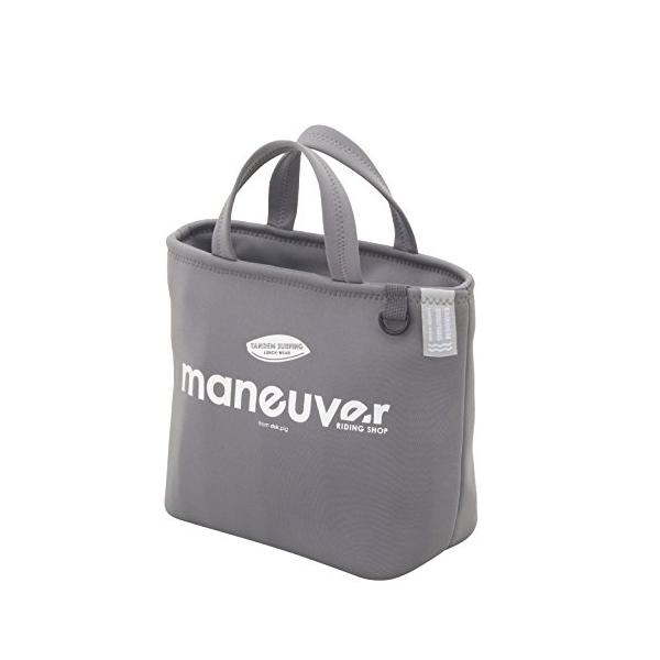 ・グレー ランチバッグ ・・Color:グレー・主材質:[表地](表面)ポリエステル、(中材)SBR、(裏面)ポリエステル、[インナー]アルミフィルム・耐荷重:約6kg・容量:約7L・重量:約210g・サイズ:約幅32×奥行16×高24cm