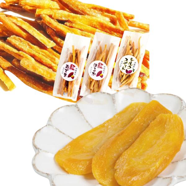 当店の定番商品の干し芋と芋けんぴのセット★干し芋売上ランキング1位入賞で大人気の干し芋です。無添加の自然食品ですのでお子様から妊婦さん、ご年配の方まで皆様でお召し上がりいただけます。商品情報名称　　干し芋原材料名　さつまいも（紅はるか）原産...