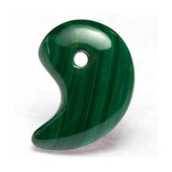 ■商品の内容天然石 勾玉 マラカイト パワーストーン 現代勾玉 勾玉Mサイズ 30mm バラ売り勾玉は古代から魔よけの石・幸運を招く玉として、また強力な護符として用いられてきました。勾玉の形は非常に神秘的で、気（エネルギーや波動）と連動して...