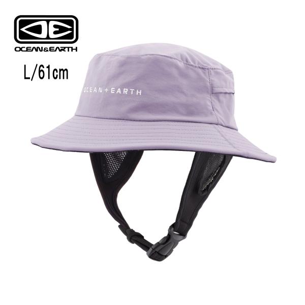 【OCEAN&amp;EARTH オーシャンアンドアース 】■ BINGIN SOFT PEAK SURF HAT LADIES  LILACベーシックなサーフハットスタイルのビンギンシリーズ軽量・速乾素材耳当て部にメッシュ素材採用伸縮性・...