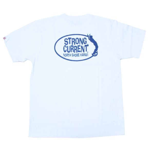 ブランド：STRONG CURRENT(ストロングカレント)定番ロゴマークTシャツ　SCサーフM-T-SH 44R-2101 44R-2102 44R-2103　・素材: 綿10０%・カラー：ホワイト・サイズ：M/L/XLM/着丈 70cm...