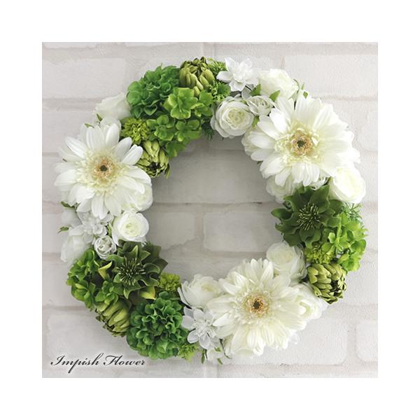 アーティフィシャルフラワー 造花 使用■アレンジサイズ: 直径:36 奥行き:9 (cm) ■主な使用造花：ガーベラ・バラインテリアとしてはもちろん御祝い用にもぴったりの豪華な造花を使った壁掛けリースのアレンジメント用途例：誕生日、結婚祝い...