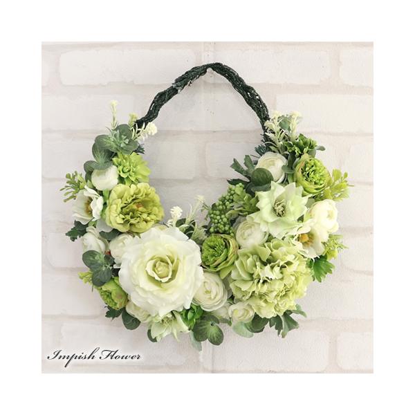 アーティフィシャルフラワー（造花）使用■サイズ: 幅:37 奥行き:11 高さ:37 (cm) ■主な使用造花：バラ・ラナンキュラスインテリアとしてはもちろん御祝い用にもぴったりの豪華な造花を使ったリースのアレンジメント用途例：誕生日、結婚...