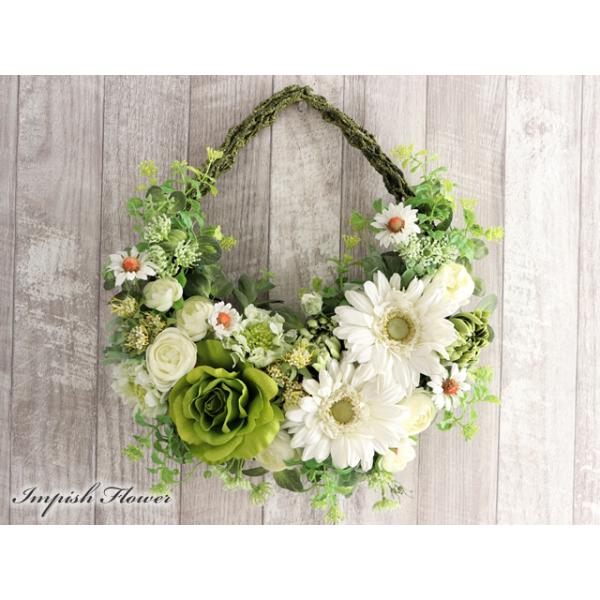 アーティフィシャルフラワー 高級造花 使用■サイズ: 幅:37 奥行き:10 高さ:40 (cm) ■主な使用造花：ラナンキュラス・バラ・ガーベラインテリアとしてはもちろん御祝い用にもぴったりの豪華な造花を使ったリースのアレンジメント用途例...