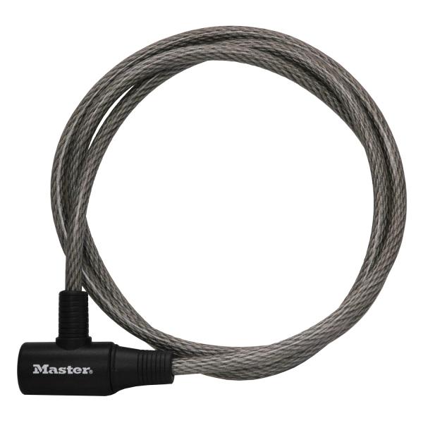 商品名: Master Lock8154DPFIntegrated Keyed Cable Lock-6' KEYED CABLE LOCK Master Lock 8154DPF Cable Lock with Key, resin/Pl...