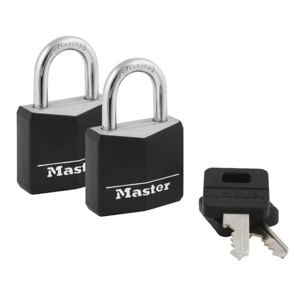 商品名: Master Lock131TCovered Aluminum-2PK 1-3/16"CVR A PADLOCK (並行輸入品) Master Lock Covered Aluminum Padlocks, Small Locks...