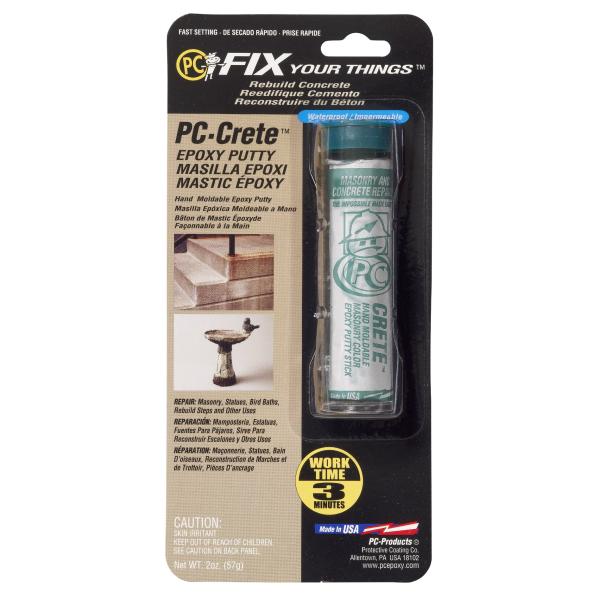 商品名: Protective Coating 25581 PC-Crete Hand Moldable Concrete Epoxy Putty with 2-Ounce Tube by Protective Coating Protec...
