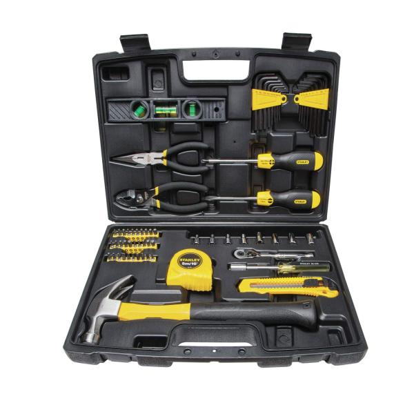 商品名: Stanley 94-248 65-Piece Homeowner's Tool Kit by Stanley STANLEY Tool Set, Home/Mechanics, 65 Piece (94-248),Blackブラ...