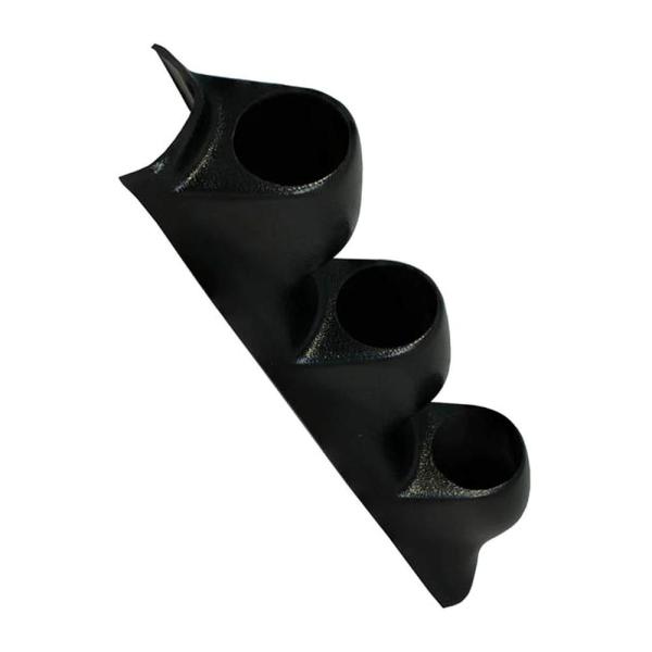 商品名: GlowShift Universal Black Triple Pillar Gauge Pod - Fits Any Make/Model - ABS Plastic - Mounts (3) 2-1/16" (52mm) G...