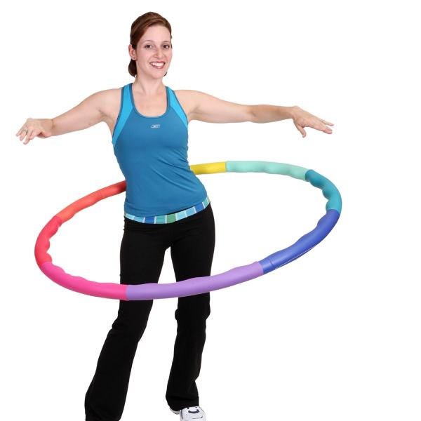 商品名: 加重フラフープSports Hoop〓 - アクフラフープAcu Hoop 4M - 1.81kg 中型 直径101cm【ダイエット フィットネス エクササイズ スポーツフラフープ】 Sports Hoop Weighted Hu...