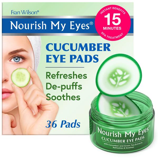 商品名: 目元いきいき美容液アイパッド Fran Wilson Nourish My Eyes Cucumber Eye Pads - Soothe Tired Eyes, Reduce Puffiness &amp; Dark Circl...