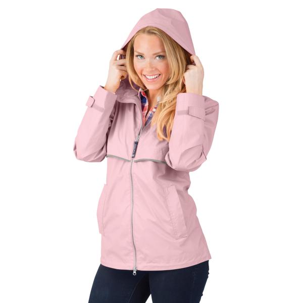 商品名: Charles River Apparel レディース ニューイングランド風 防水レインジャケット US サイズ: Medium カラー: ピンク Charles River Apparel Women's New England...