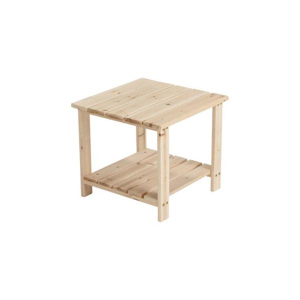 商品名:  Stonegate Unfinished Cedar Wood 2-Tier Square End/Side Outdoor Porch Backyard Coffee Tableブランド: Stonegate高さ: 3cm横幅...