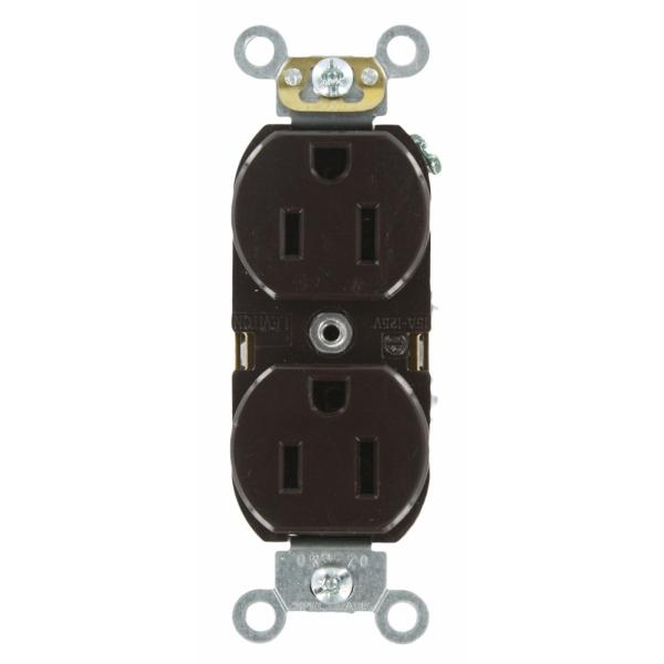 商品名:  Leviton 5262-S 15-Amp, 125 Volt, Industrial Heavy Duty Grade, Duplex Receptacle, Straight Blade, Self Grounding, B...