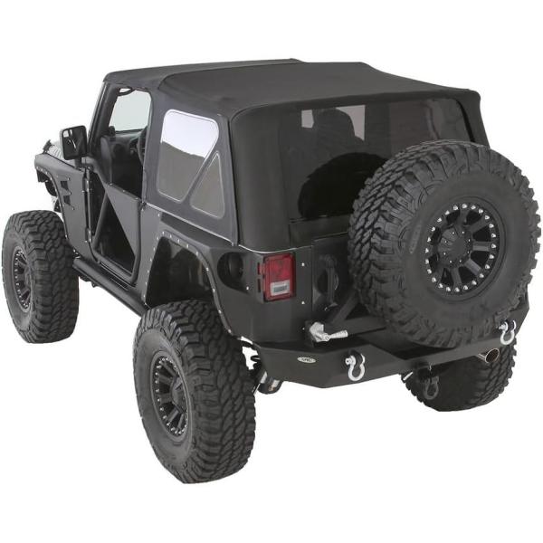 商品名Smittybilt 9070235 ブラックダイヤモンド 交換用トップ 色付きサイドウィンドウ ジープ JK 2ドア用Smittybilt Replacement Soft Top with Tinted Windows and N...