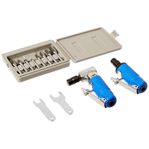 商品名:  Astro Pneumatic Tool 1221 Composite Body 1/4" 90° Die Grinder, Mini Die Grinder AND 8pc. Double Cut Carbide Rotary...