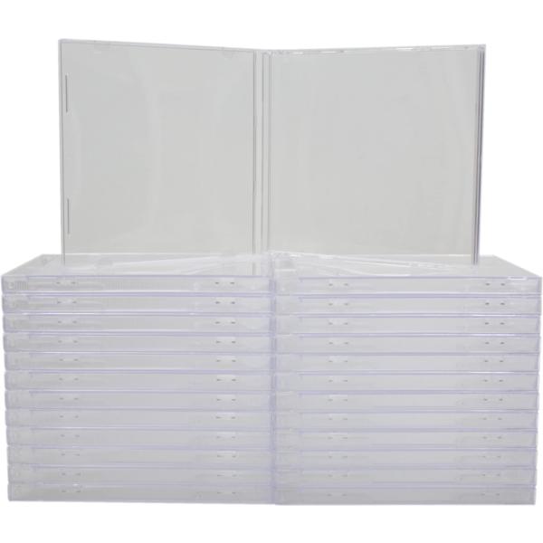 商品名: 25標準プレミアム空クリアプラスチック交換用CDジュエルボックス10.4?mm厚CDケース)トレイは別売り# cdbs10clpr 25 Standard Premium Empty Clear Plastic Replaceme...