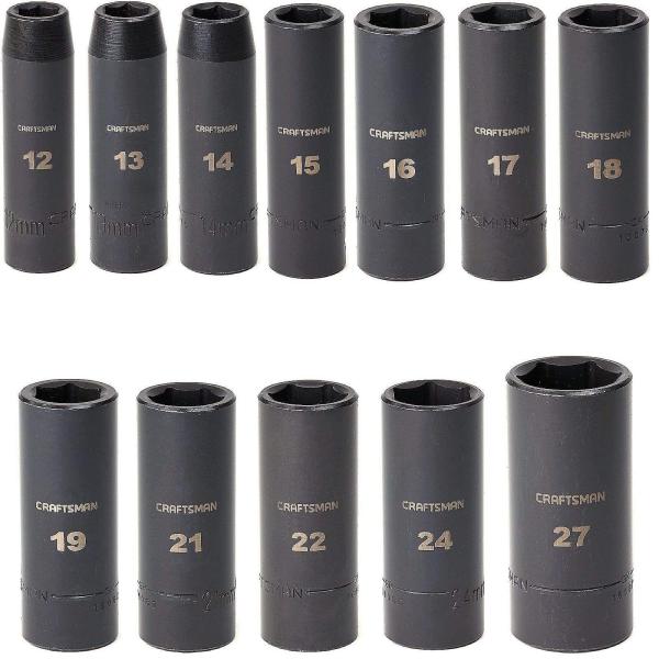 商品名: Craftsman 12 Piece Easy Read Deep Impact Socket Set (Metric) by Craftsman [並行輸入品] Craftsman 12 Piece Easy Read Deep...